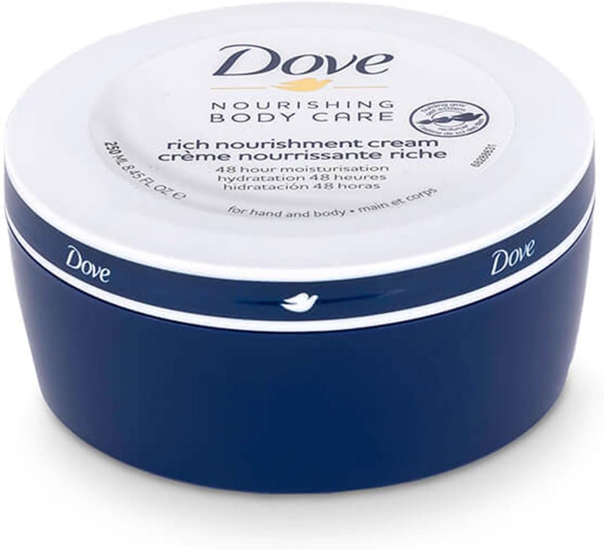 Amazon.com : Dove Nourishing Body Care Rich Nourishment Cream - 250 ml ...