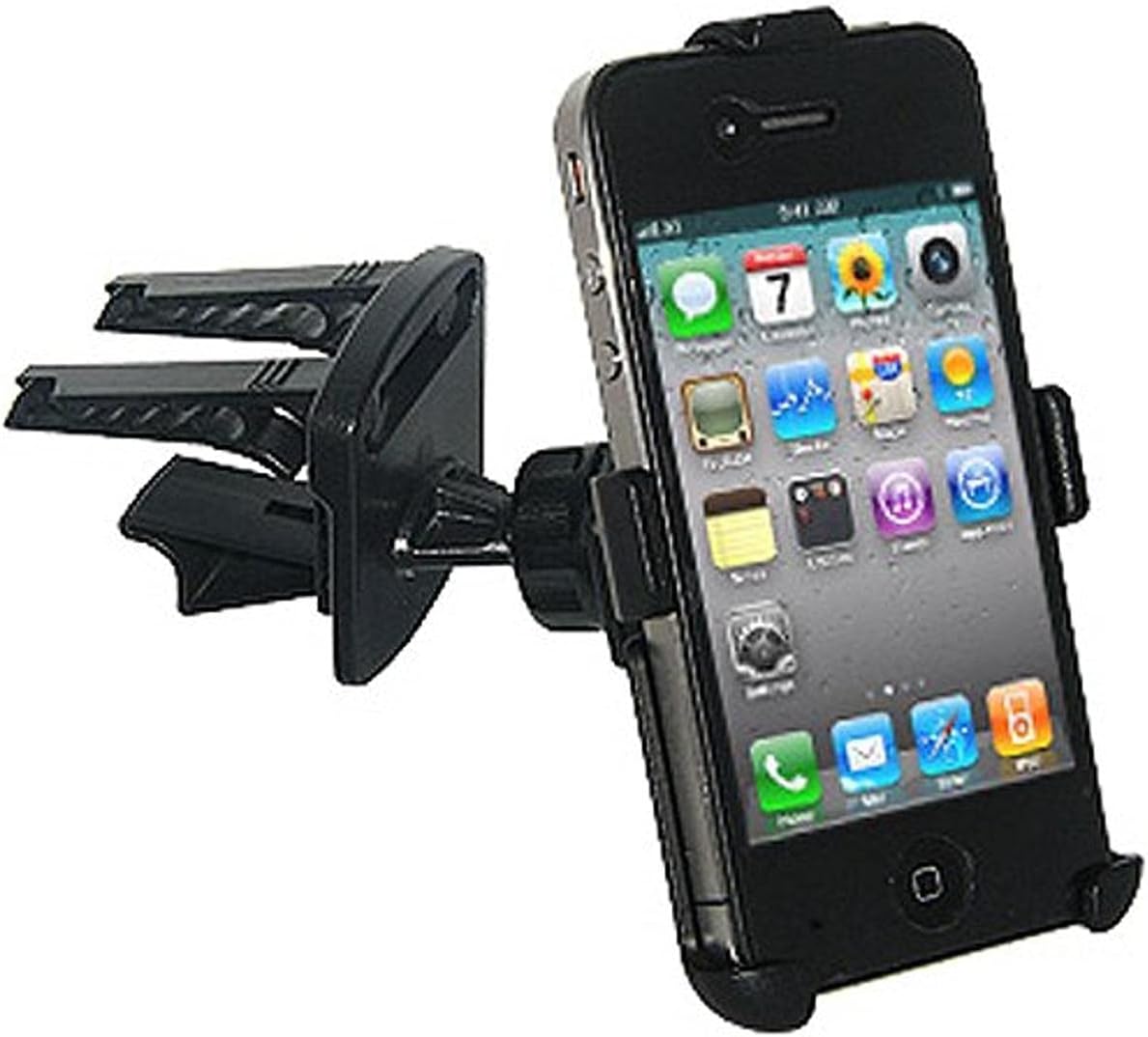 Amazon.com: Amzer Swiveling Air Vent Mount for iPhone 4 : Cell Phones ...