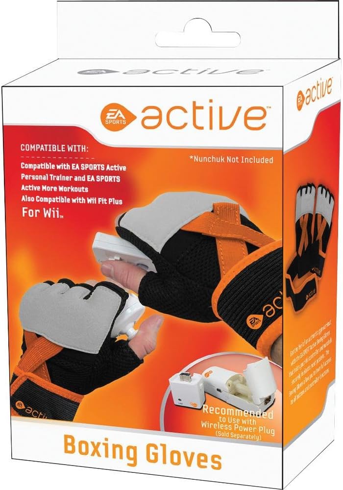 EA Active Boxing Gloves - Standard Edition: Nintendo Wii: Video Games ...