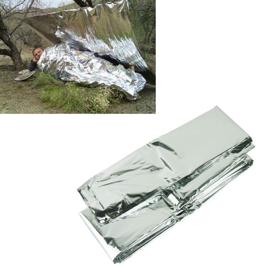 Buy Voberry Outdoor Emergency Blanket Survival Rescue Curtain Military ...