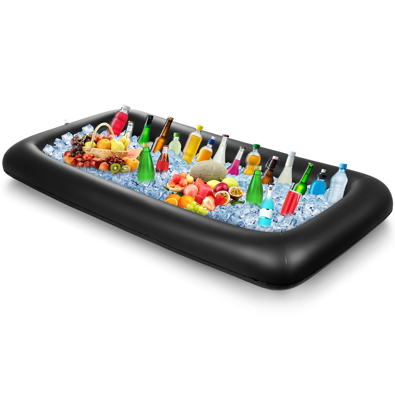 Amazon.com: Leitee Inflatable Serving Bar with Drain Plug 52 x 24 x 5 ...