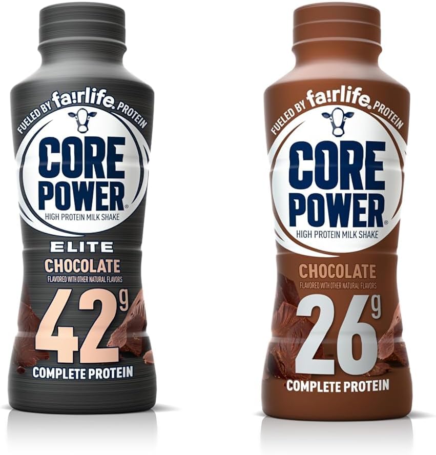Amazon.com: Core Power & Fairlife High Protein Milk Shakes, Chocolate ...