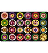 Amazon.com: Flagship Carpets Dot Spots Colorful Children's Classroom ...