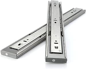 Amazon.com: Stainless Steel Drawer Slide,ball Bearing Drawer Slides ...