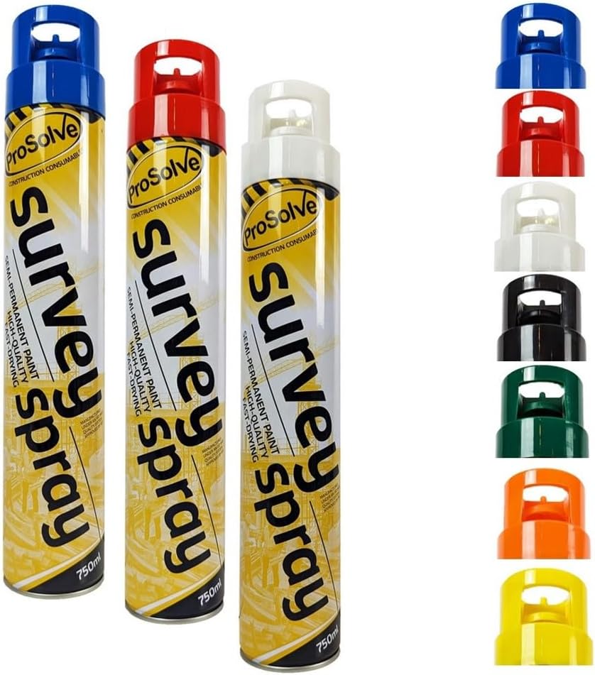 PDL – Pegdev – MULTI COLOURED SURVEY LINE MARKER AEROSOL SPRAY | Highly ...