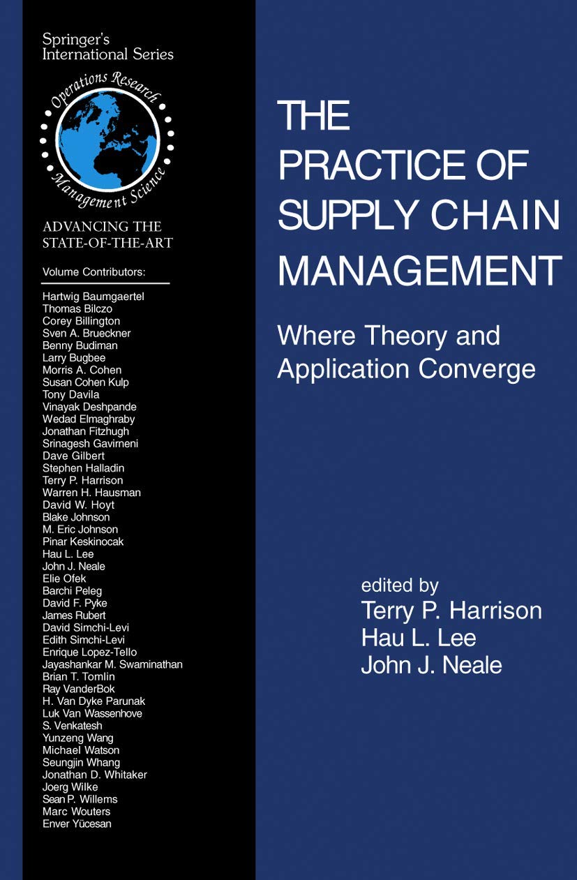 Amazon.com: The Practice of Supply Chain Management: Where Theory and ...