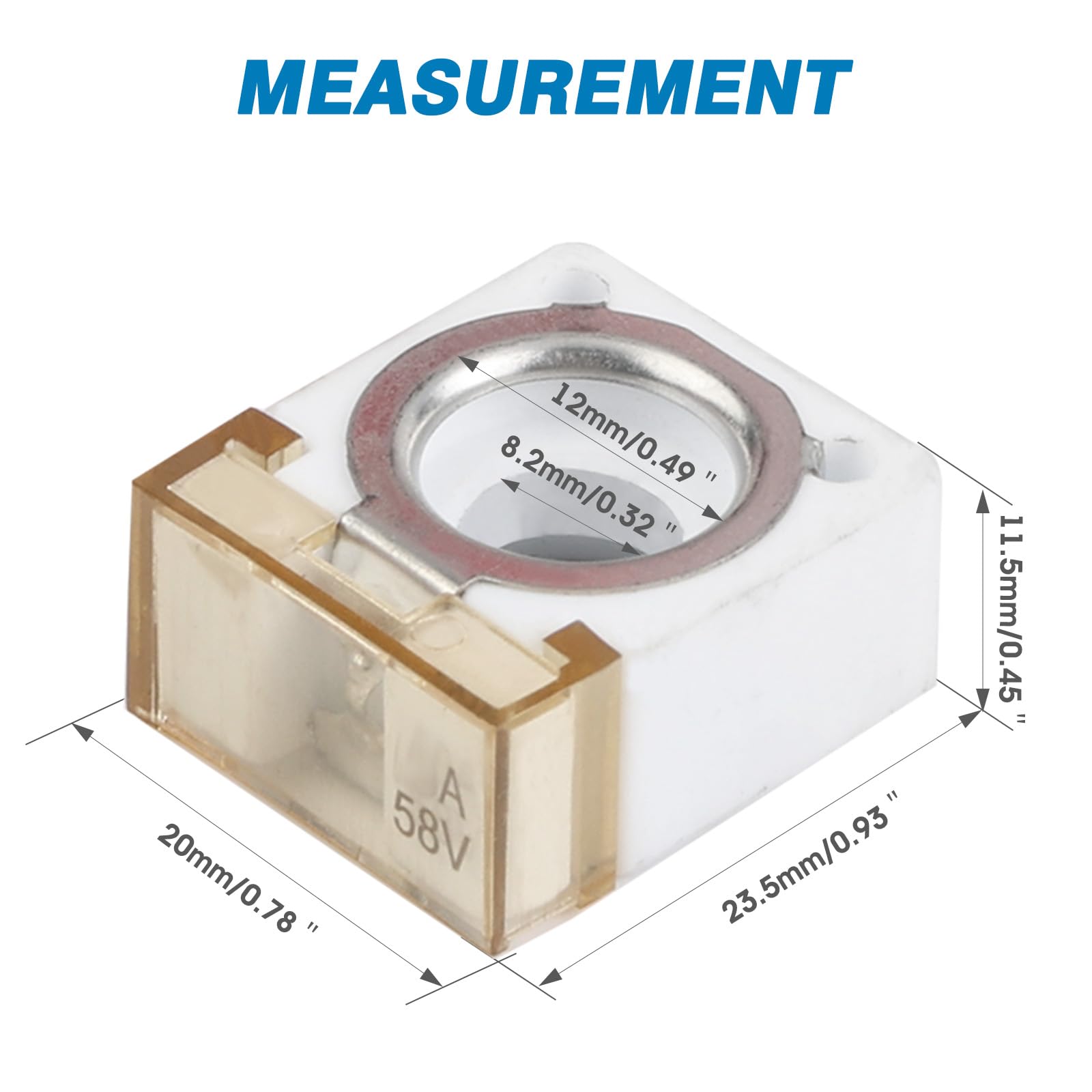 Snapklik.com : GLOSO HABF Battery Fuse For Multiple Batteries Ignition ...