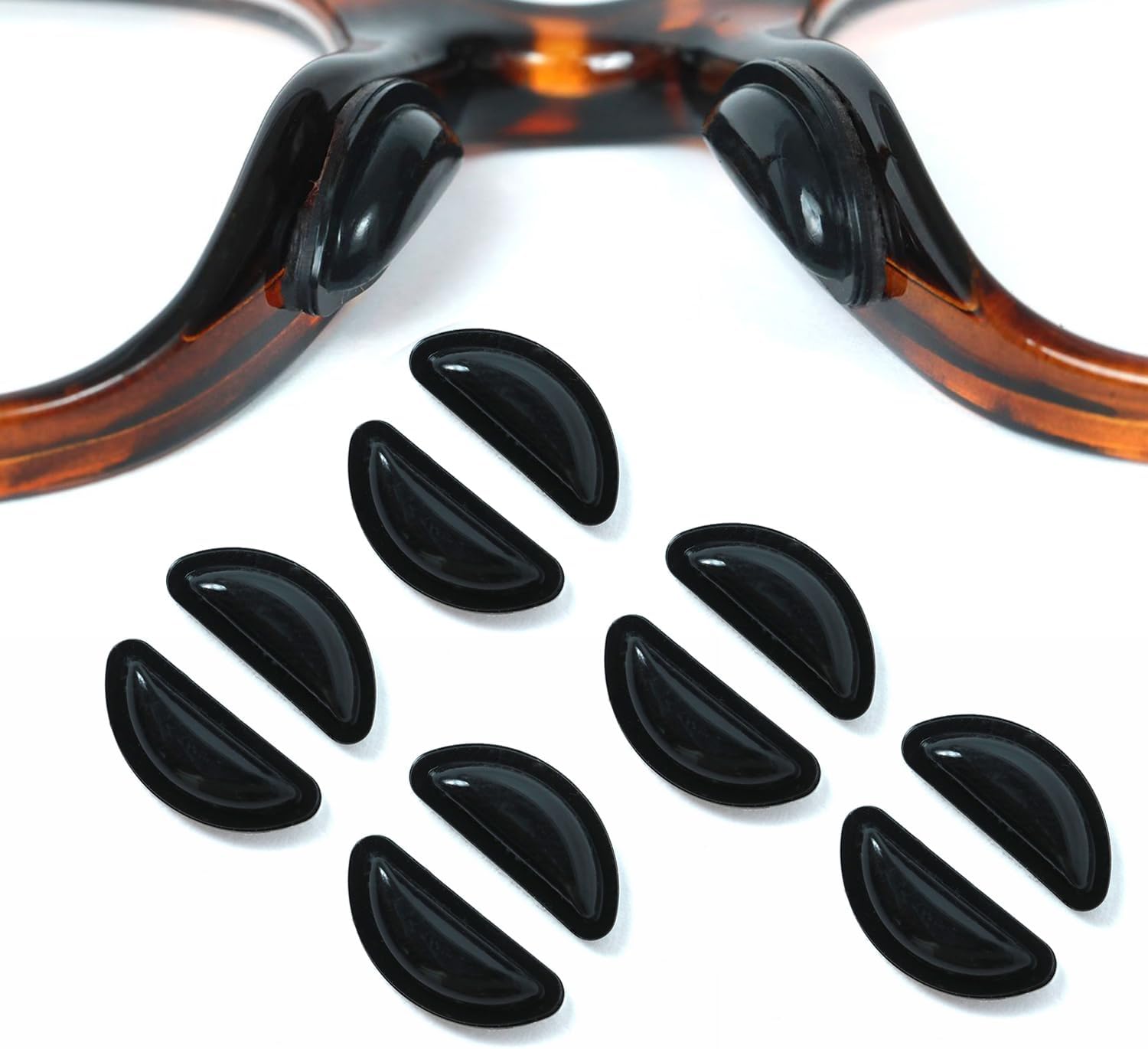 Amazon.com: Eyeglass Nose Pads,Silicone Nose Pads for Glasses,Anti-Slip ...