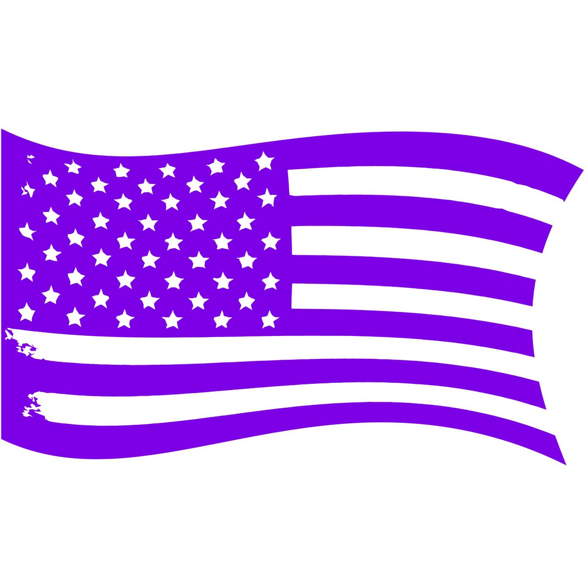 Purple American Flag
