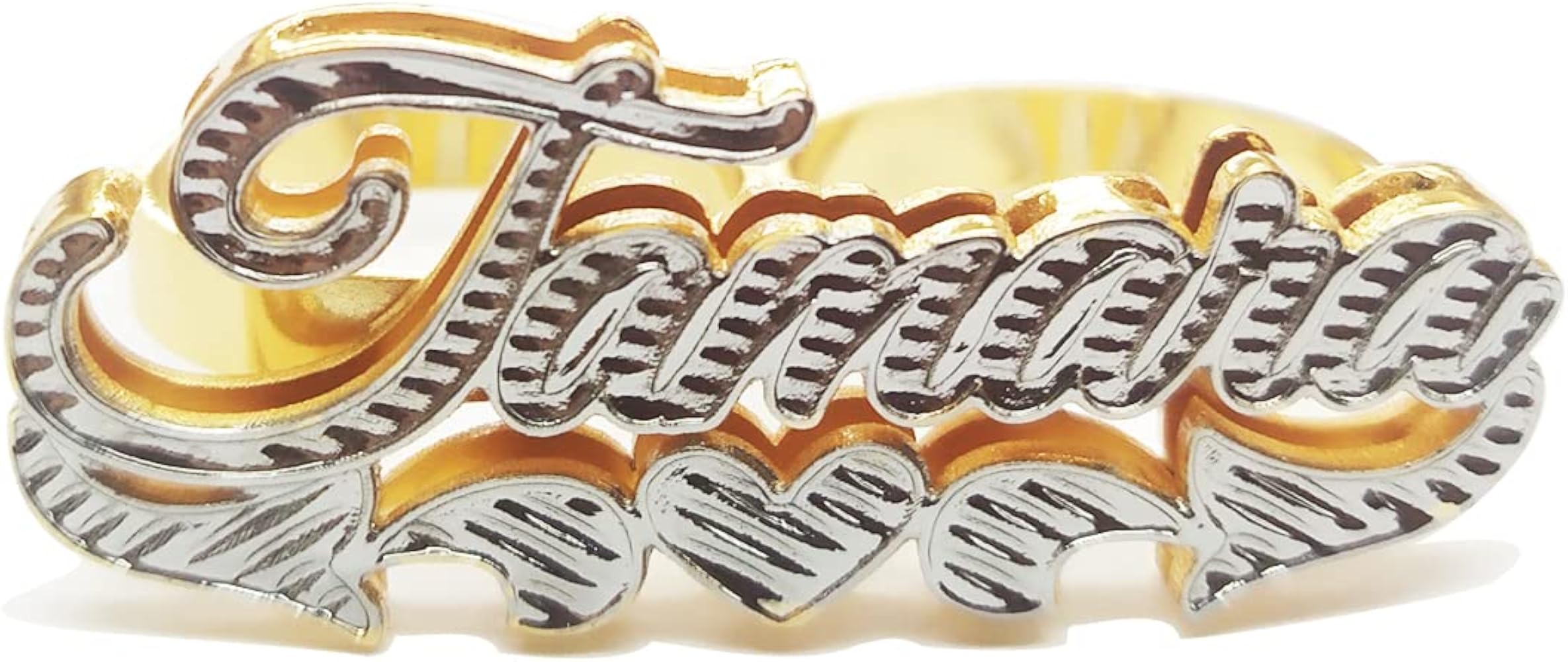 3d Gold Ring With Name