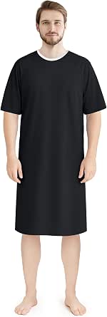 Amazon.com: Utopia Care Men's Hospital Gown Soft and Comfortable ...