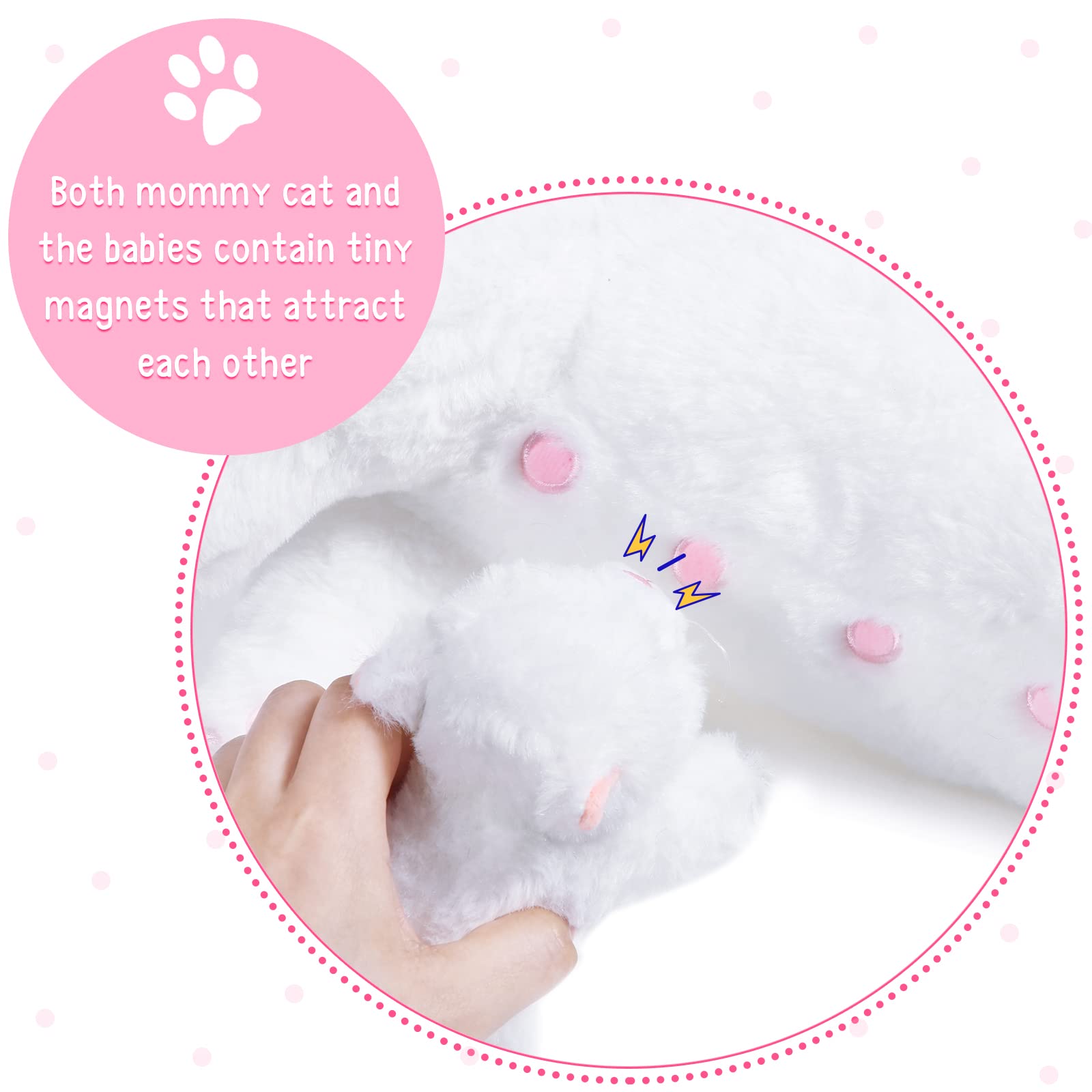 Snapklik.com : Skylety Nurturing Cat Stuffed Animal
