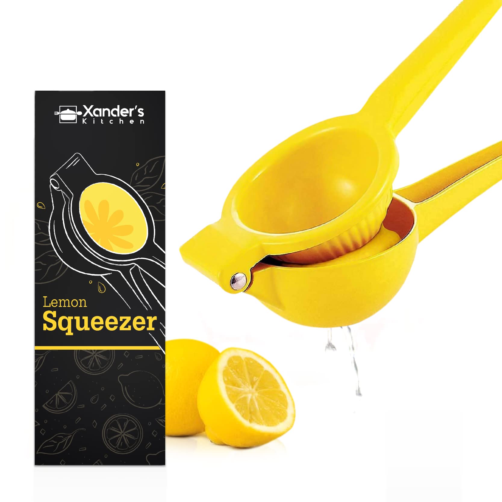 Xander’s Kitchen Lemon Squeezer – Lemon Juicer Squeezer for Kitchen ...