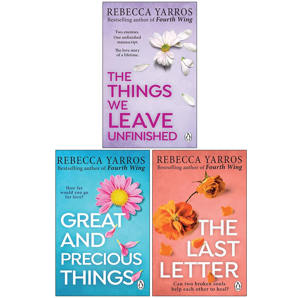 Rebecca Yarros 3 Books Collection Set (The Things We Leave Unfinished ...
