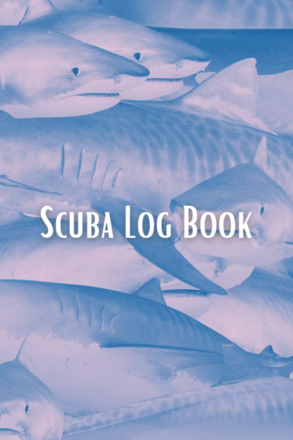 Buy Diver Log Book for Scuba Record 100 dives Tiger Shark Pattern ...