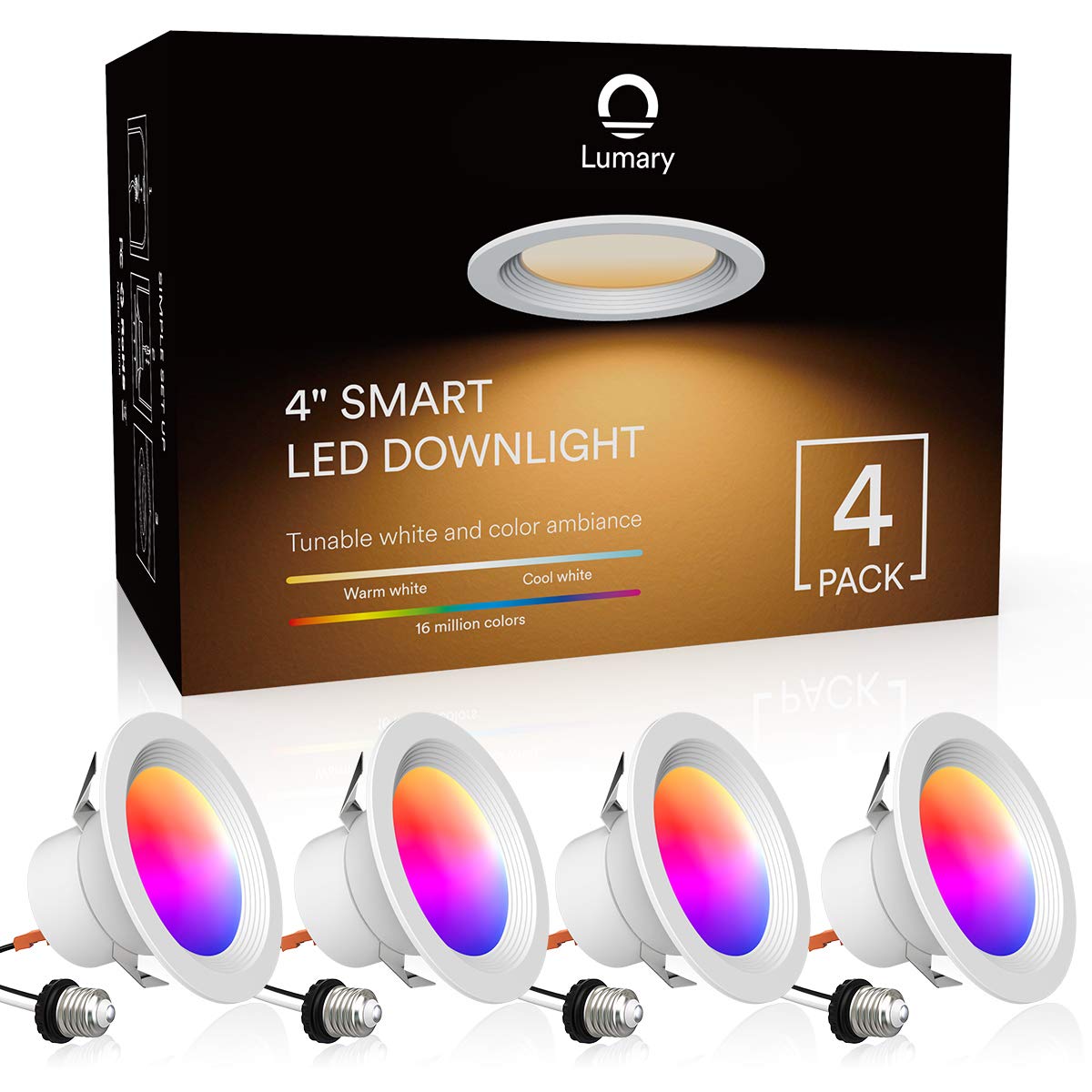 Ilintek WIFI DOWNLIGHT 4 INCH 4 PACK