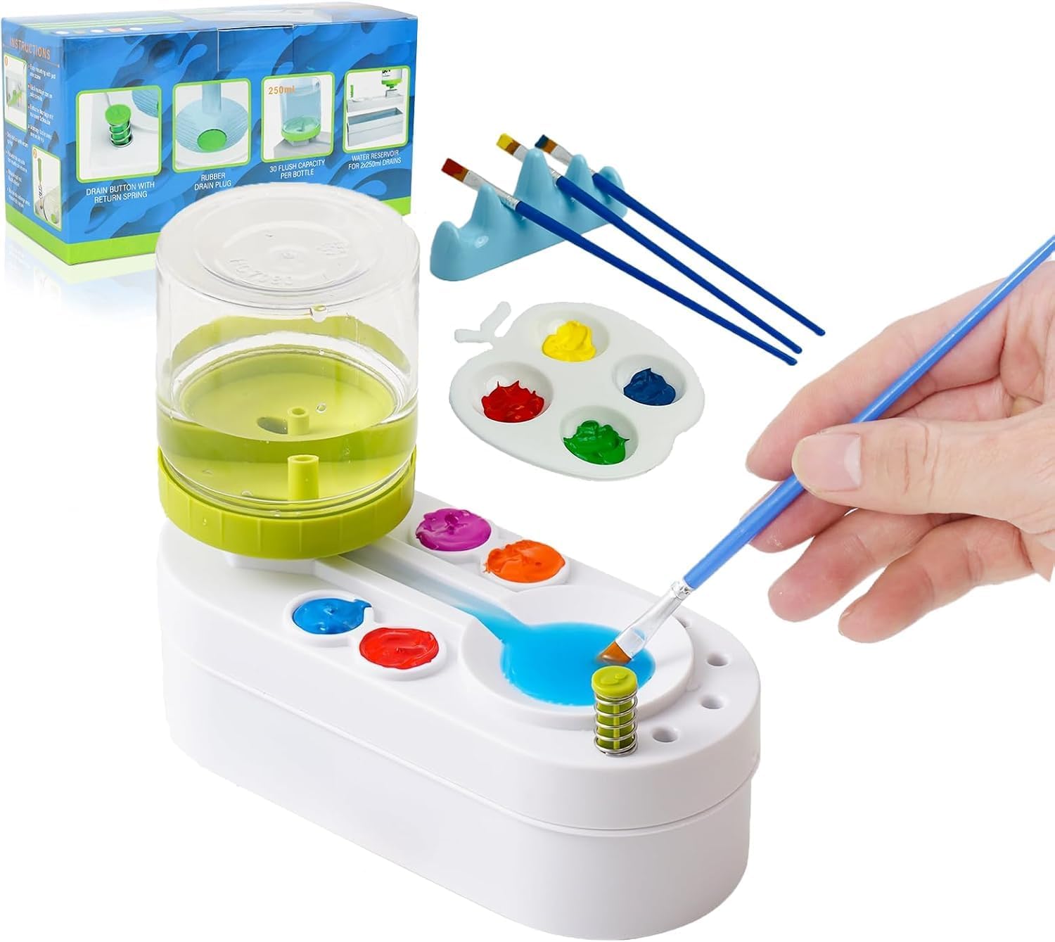Amazon.com: Upgraded All in 1 Paint Brush Cleaner: Paintbrush Cleaners ...