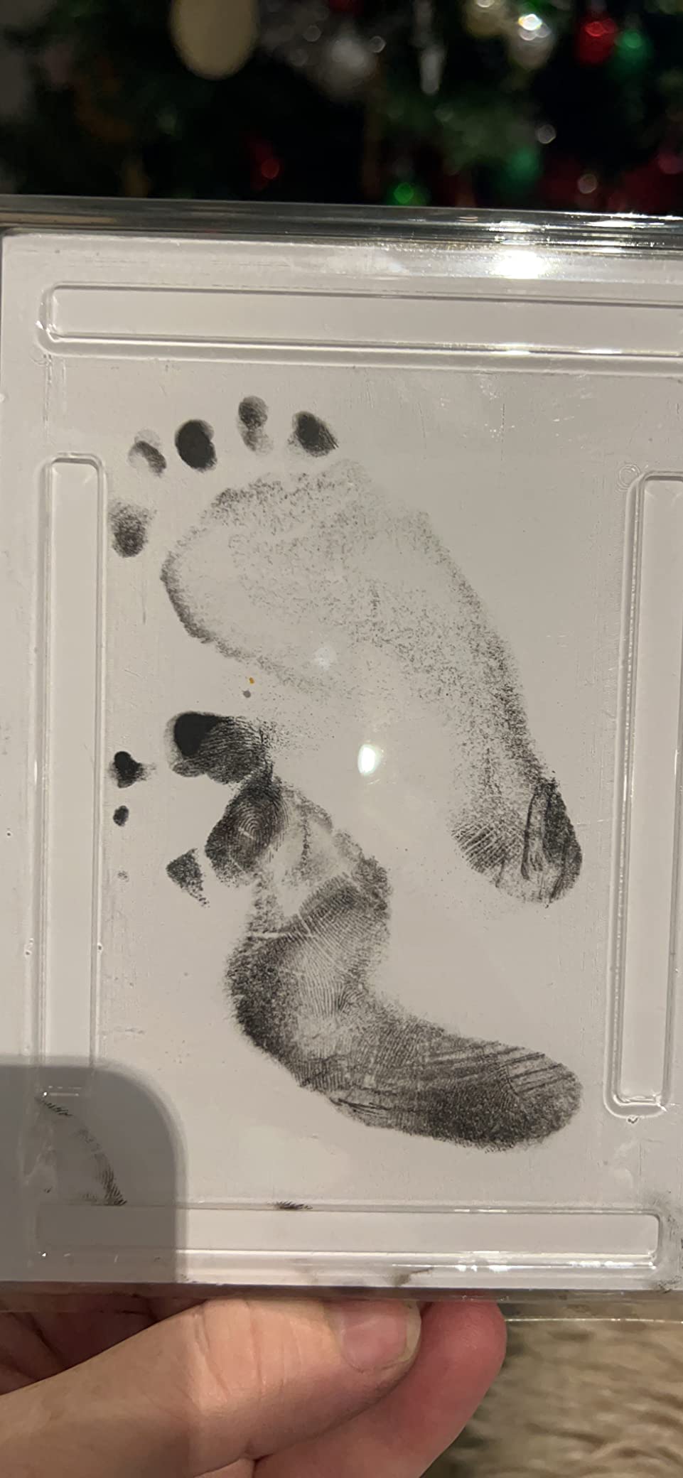 Extra Large Clean Touch Ink Pad for Baby Handprints and Footprints ...