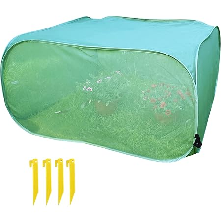 Amazon.com : ANC POP 2 Pack Pop Up Mesh Plant Cover, Plant Protector ...