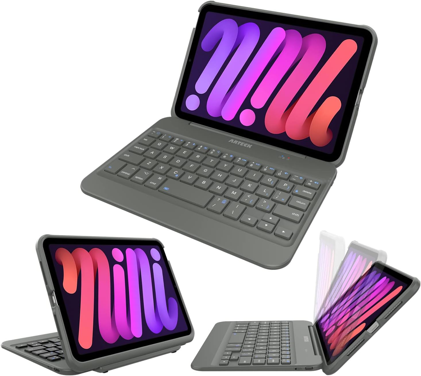 Amazon.com: Logitech Ultrathin Keyboard Folio for iPad mini - Carbon ...
