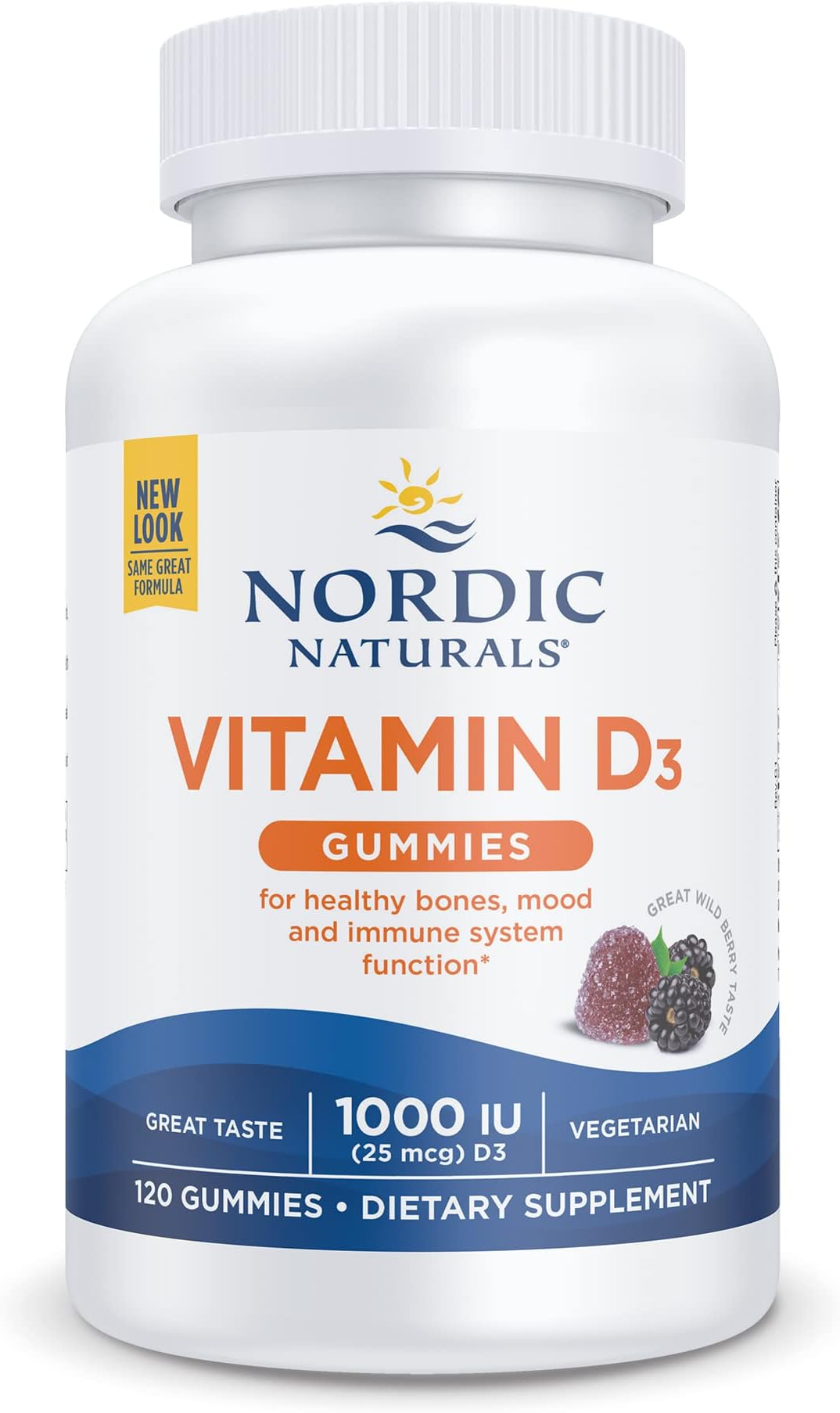 Amazon.com: Nordic Naturals Vitamin D3 Gummies, Wild Berry - 120 ...