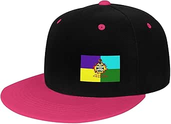 IMEEGIEN Bandera Purépecha Snapback Hat Flat Brim Hats Adjustable ...