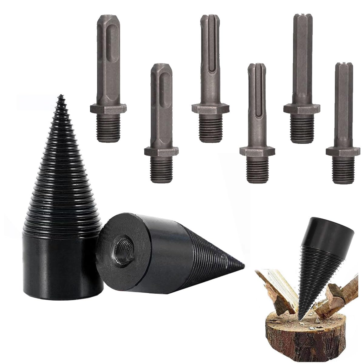 Amazon.com: Easysplit Drill Bit, Dotmalls Easysplit Drill Bit,Firewood ...