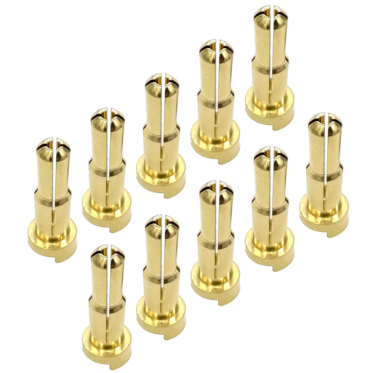 Snapklik.com : 10pcs 4mm To 5mm Low-Profile Bullet Connectors Adapter ...