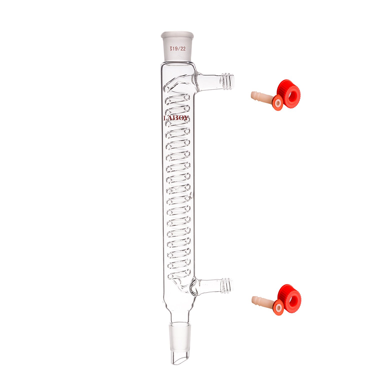 LABOY Glass Liebig Condenser With 14/20 Joints 120mm In Jacket Length ...