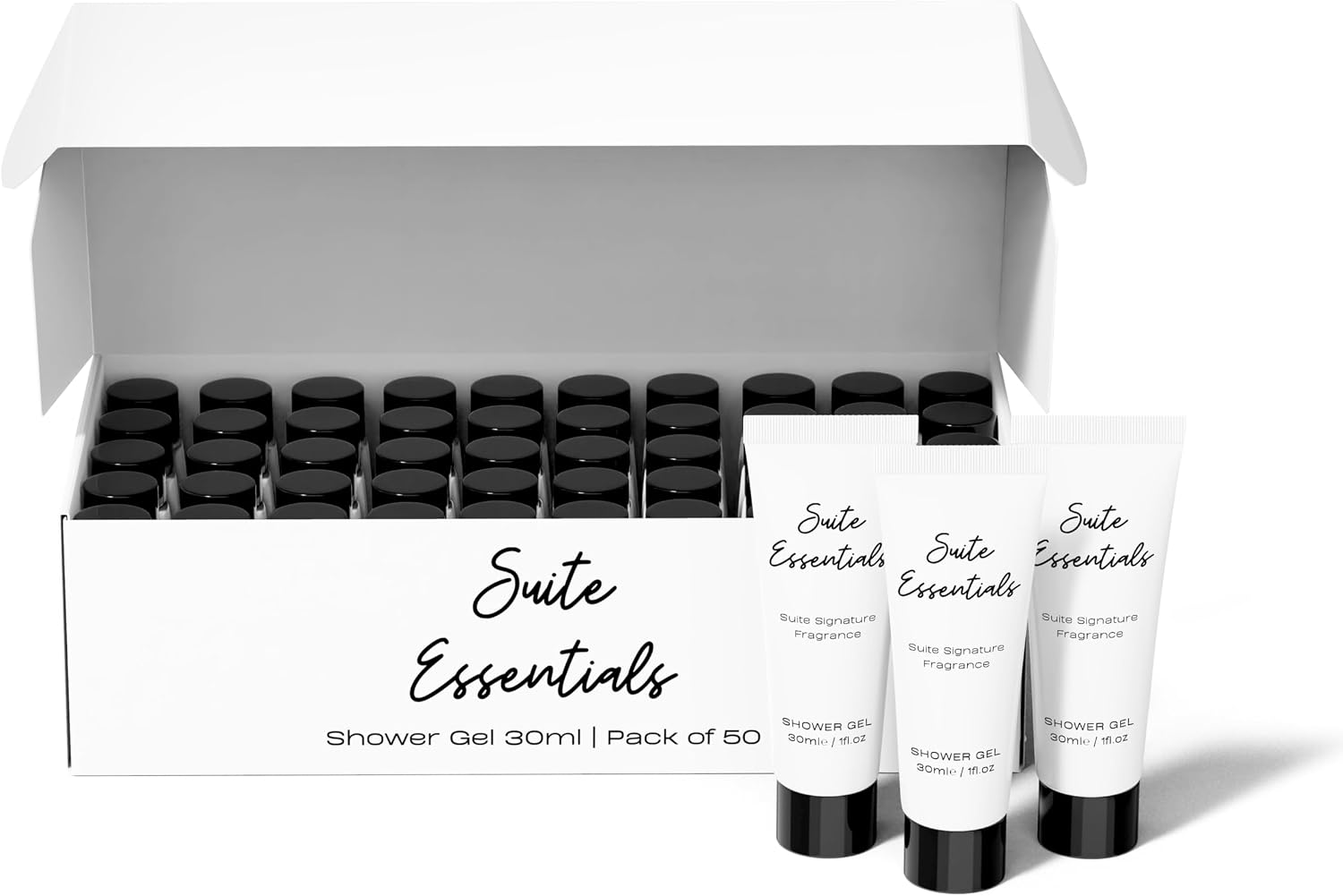 Suite Essentials 50 x 30ml Shower Gel Bulk Pack - Ideal For Hotels ...