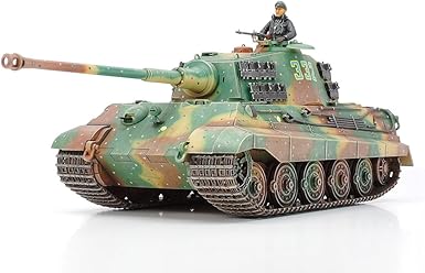 Amazon.com: Tamiya 35164 1/35 King Tiger Production Turret Tank Plastic ...