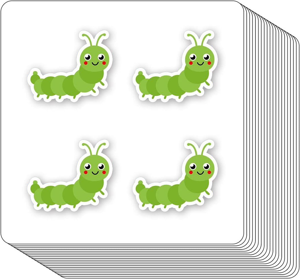 Amazon.com: Caterpillar Stickers 1in for Scrapbooking, Arts, Craft ...