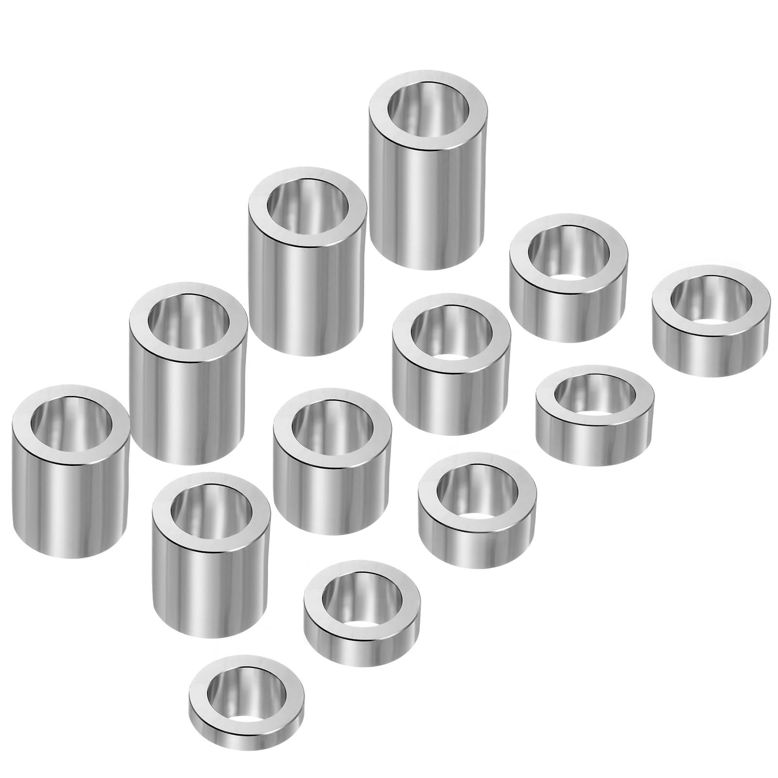 Amazon.com: uxcell 13pcs Axle Reducer Spacer Set 1-1/2" Wheel Spacer ...