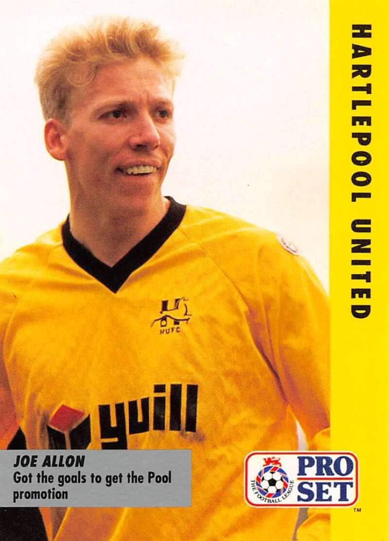 Amazon.com: 1991-92 Pro Set Fixtures Soccer #57 Joe Allon Hartlepool ...