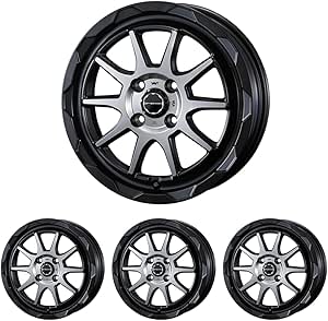 Amazon.co.jp: WEDS ADVENTURE MUD VANCE 06 14インチ 4H PCD100 4.5J +45 MAT BLACK POLISH 【0039807】 (× ...