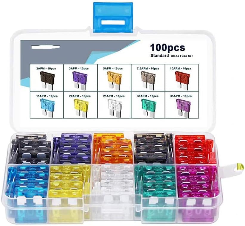 Winlyn Automotive Car Fuses Kit - 272pcs Auto Blade Fuse Assortment Set ...