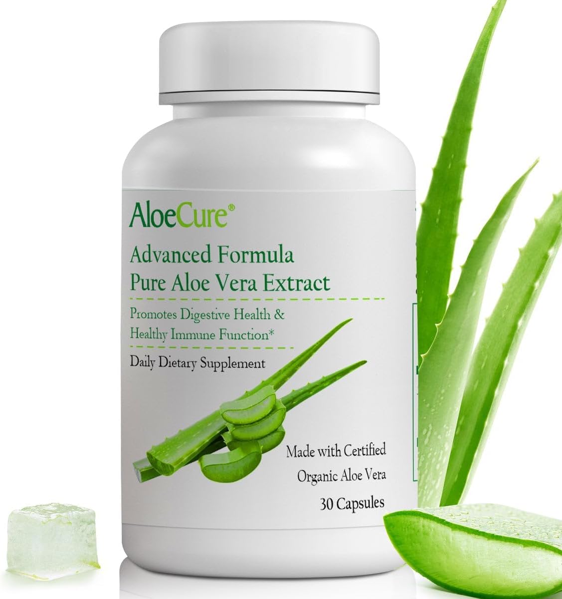 Amazon.com: Puritan's Pride Aloe Vera Extract 25mg (5000mg equivalent ...