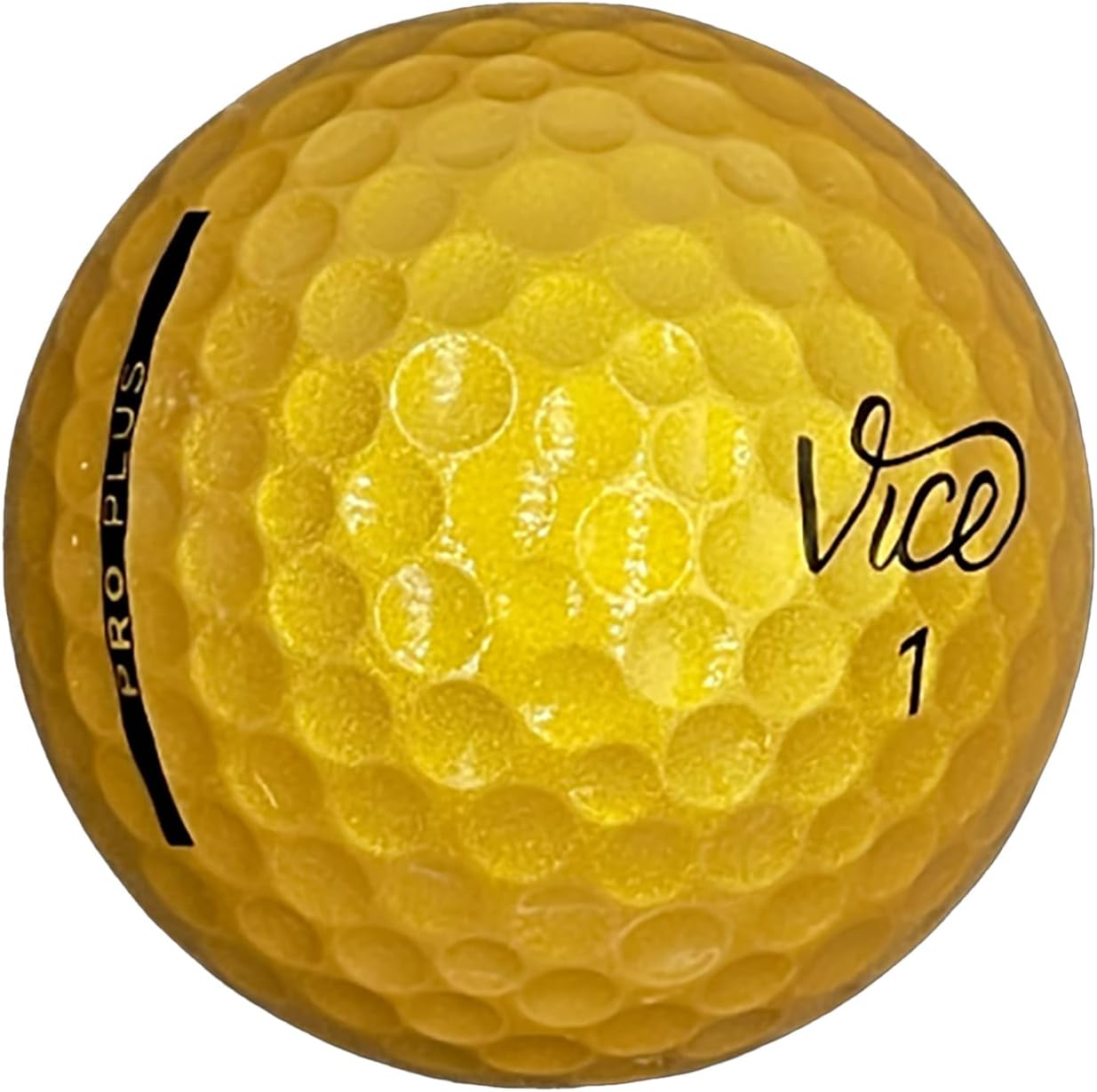 Amazon.com : LostGolfBalls 12 Recycled & Used Vice Pro Plus Gold for ...