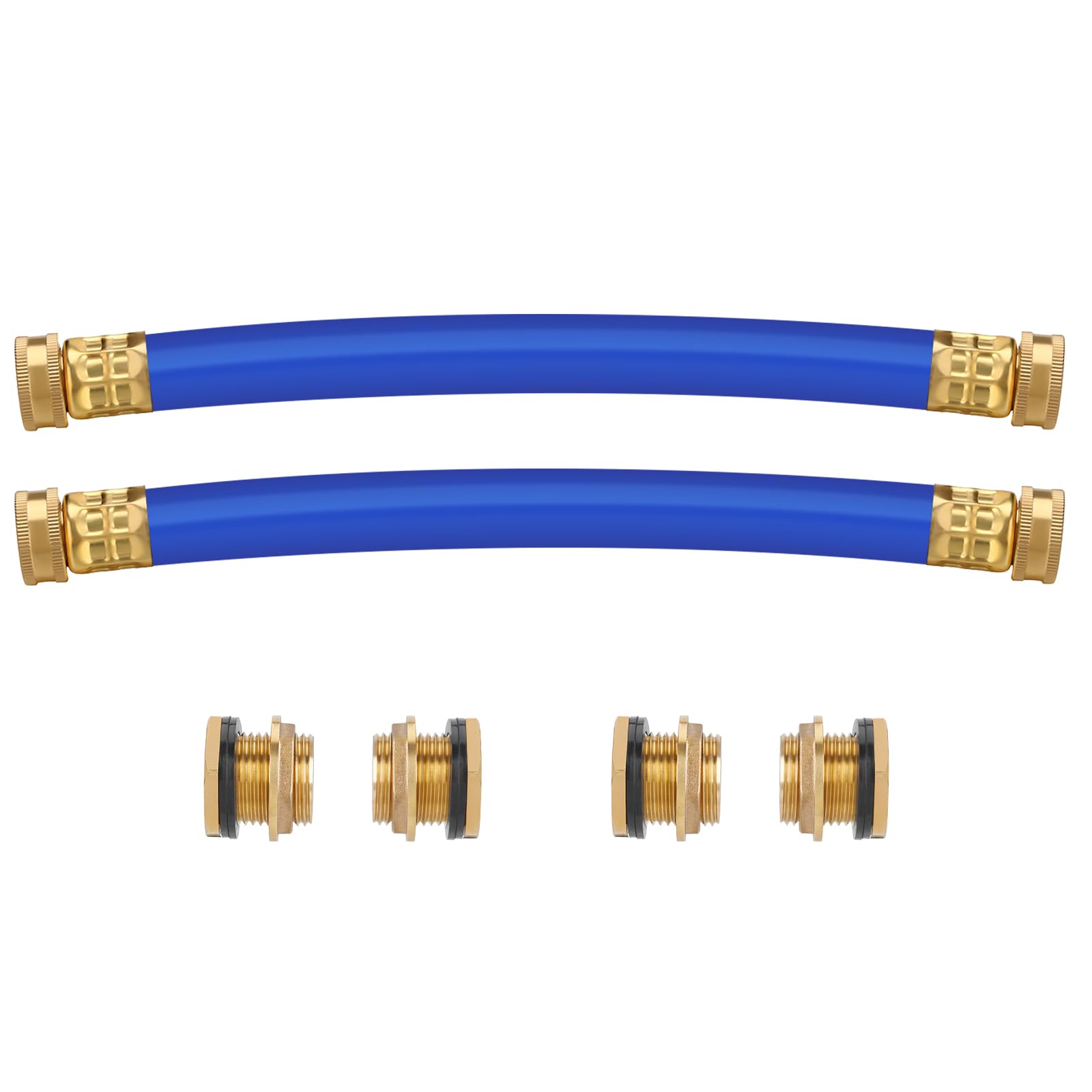 Snapklik.com : WADEO Rain Barrel Connector Kit- Pack Of 2, Rain Barrel ...