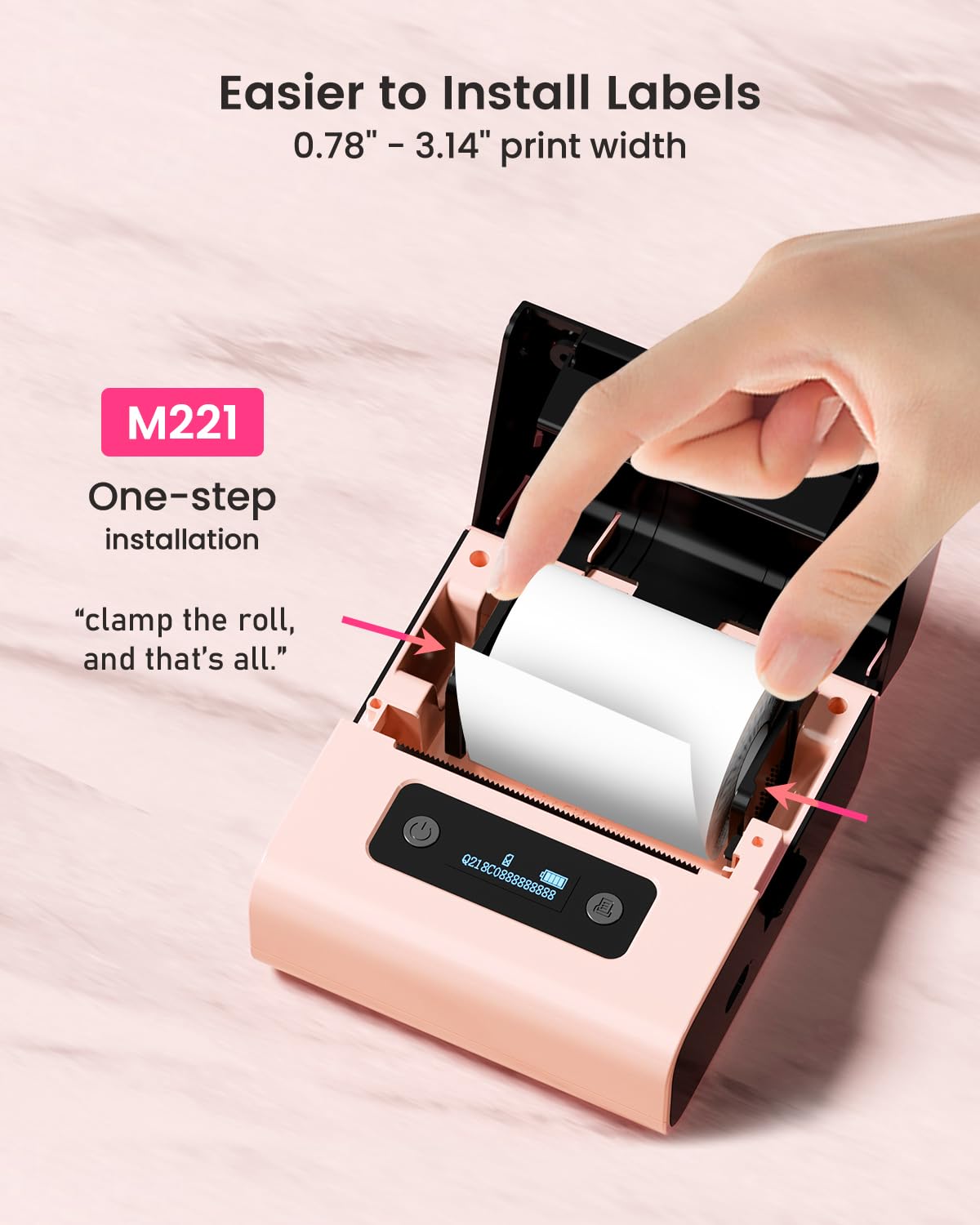 Snapklik.com : Phomemo New M221 Label Printer, Flagship 3 Bluetooth ...