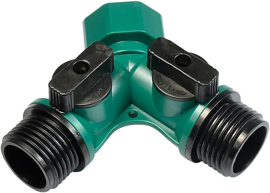 Amazon.com: AIJING Hose Splitter, 2 Way Garden Hose Splitters Adapter Y ...