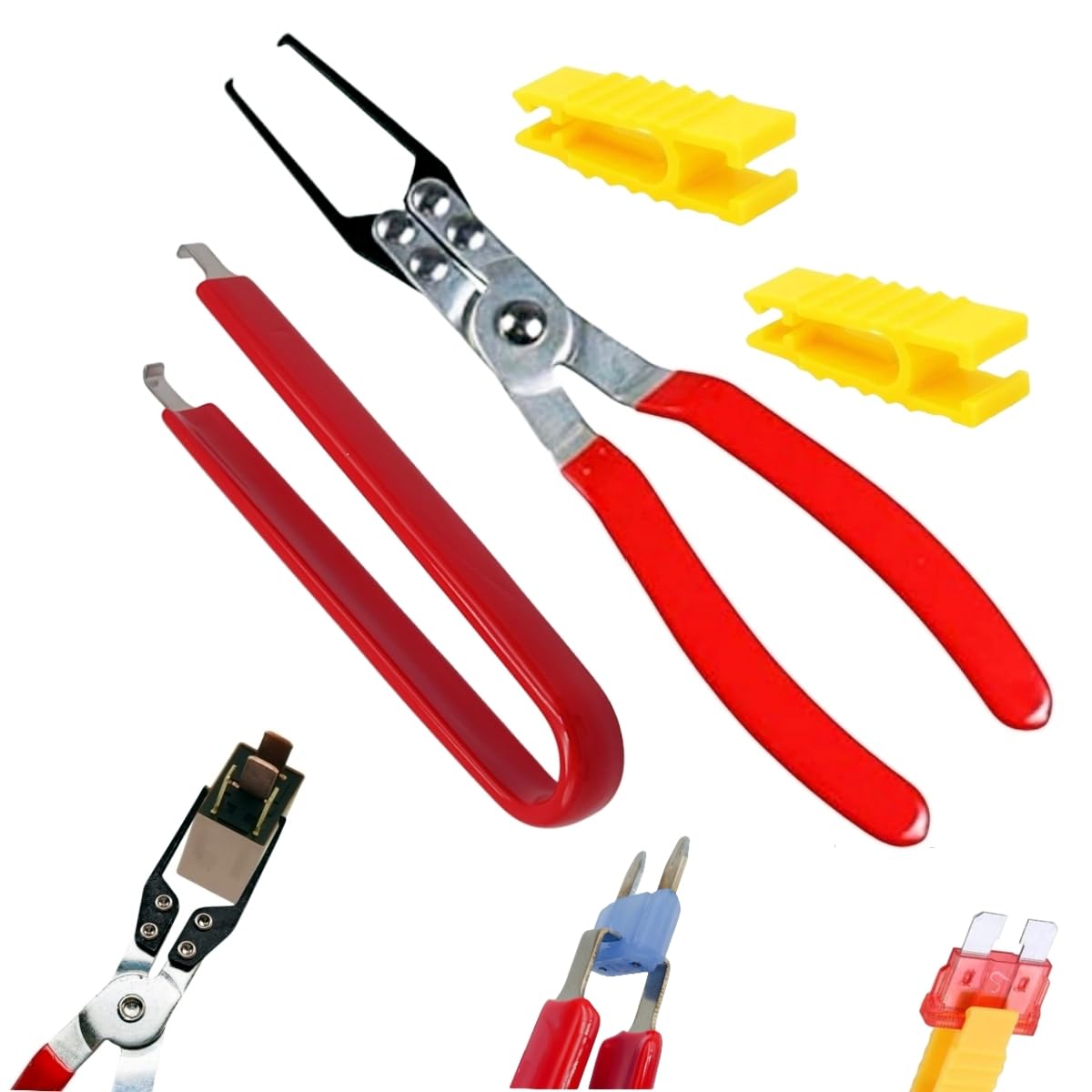Amazon.com: LZLINYJLONG Relay Puller Pliers, 4-Pack Relay Fuse Remover ...