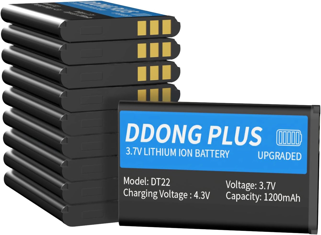 Amazon.com: (10 Pack) 1200mAh Battery for RT22 Walike Talkies [2025 New ...