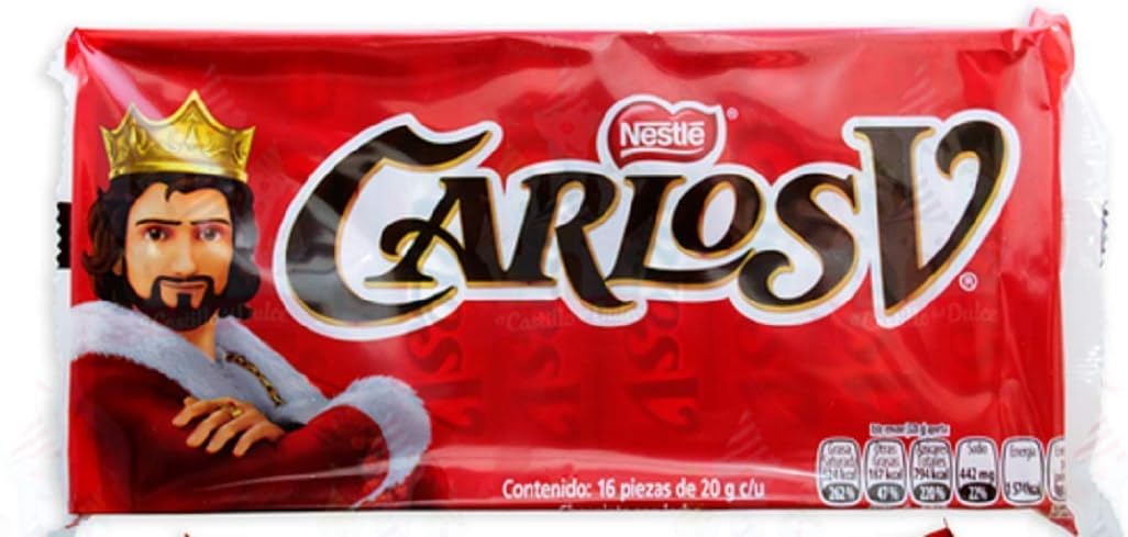 Amazon.com: CARLOS V Milk Chocolate 16 Pack, 20g Each Authentic Mexican ...