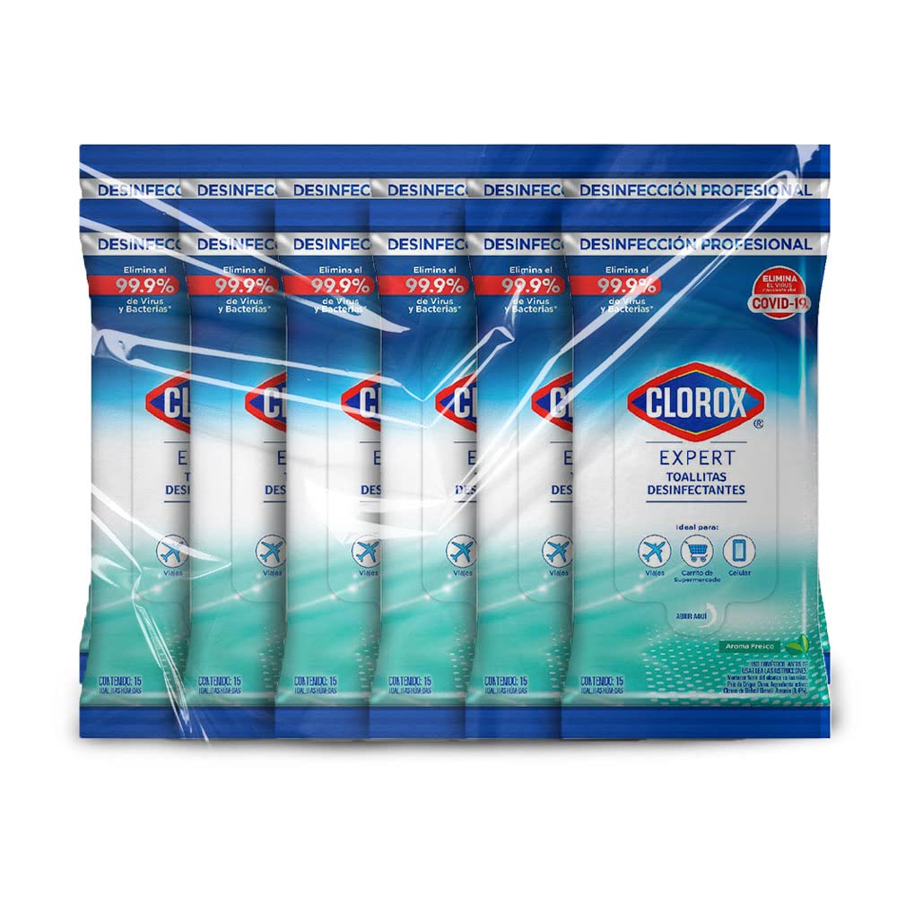 Pack Clorox Toallitas Desinfectantes 15un x 12 (180 toallitas Clorox ...