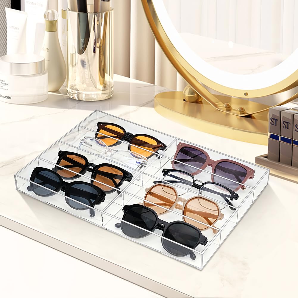 Snapklik.com : Ceuku Acrylic Sunglass Organizer Clear Eyeglass Display ...
