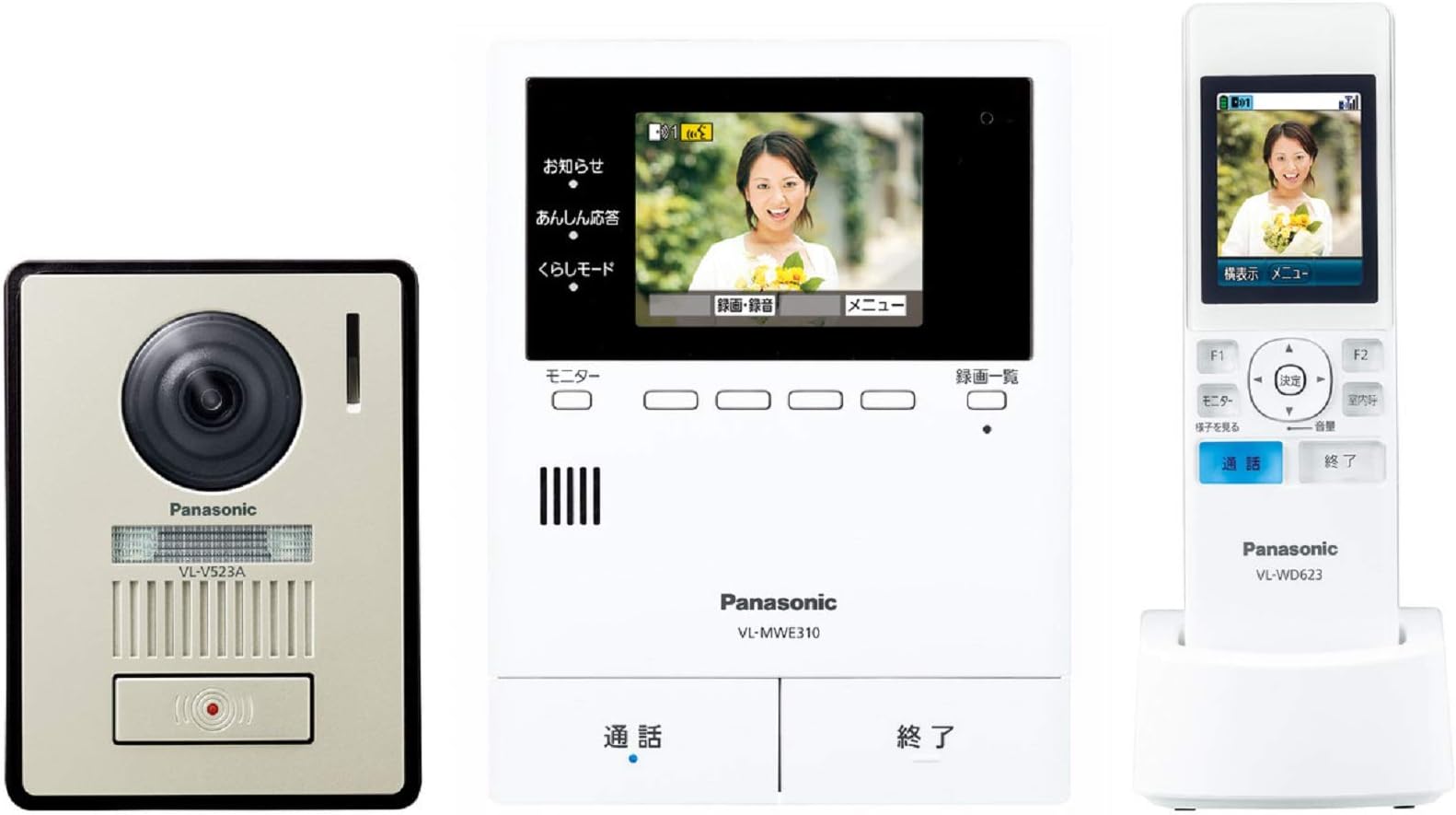 Amazon.co.jp: パナソニック テレビドアホン 高感度カメラ搭載 外出先でも訪問者の対応可能 VL-SWZ700KF : DIY ...