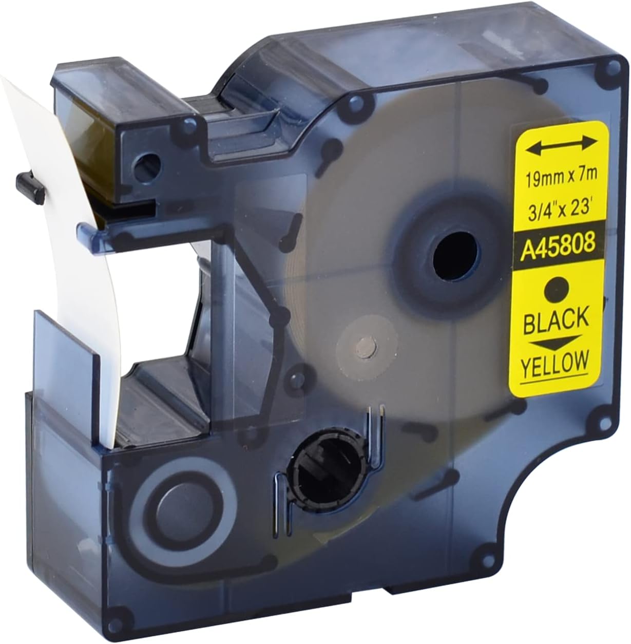 Amazon.com: Label Tape Replacement 19mm Compatible for 45808 S0720830 ...