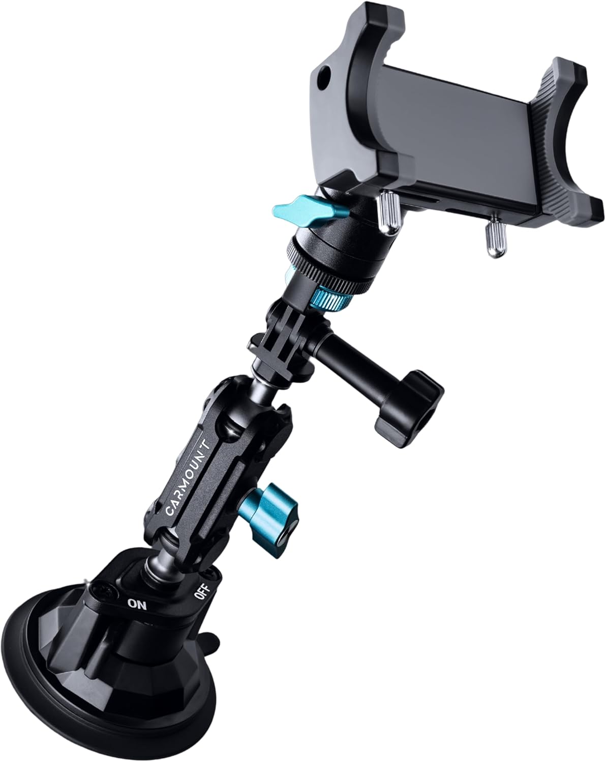 Amazon.com: CARMOUNT TitanX100 Pro Heavy Duty Car Mount – Window Phone ...