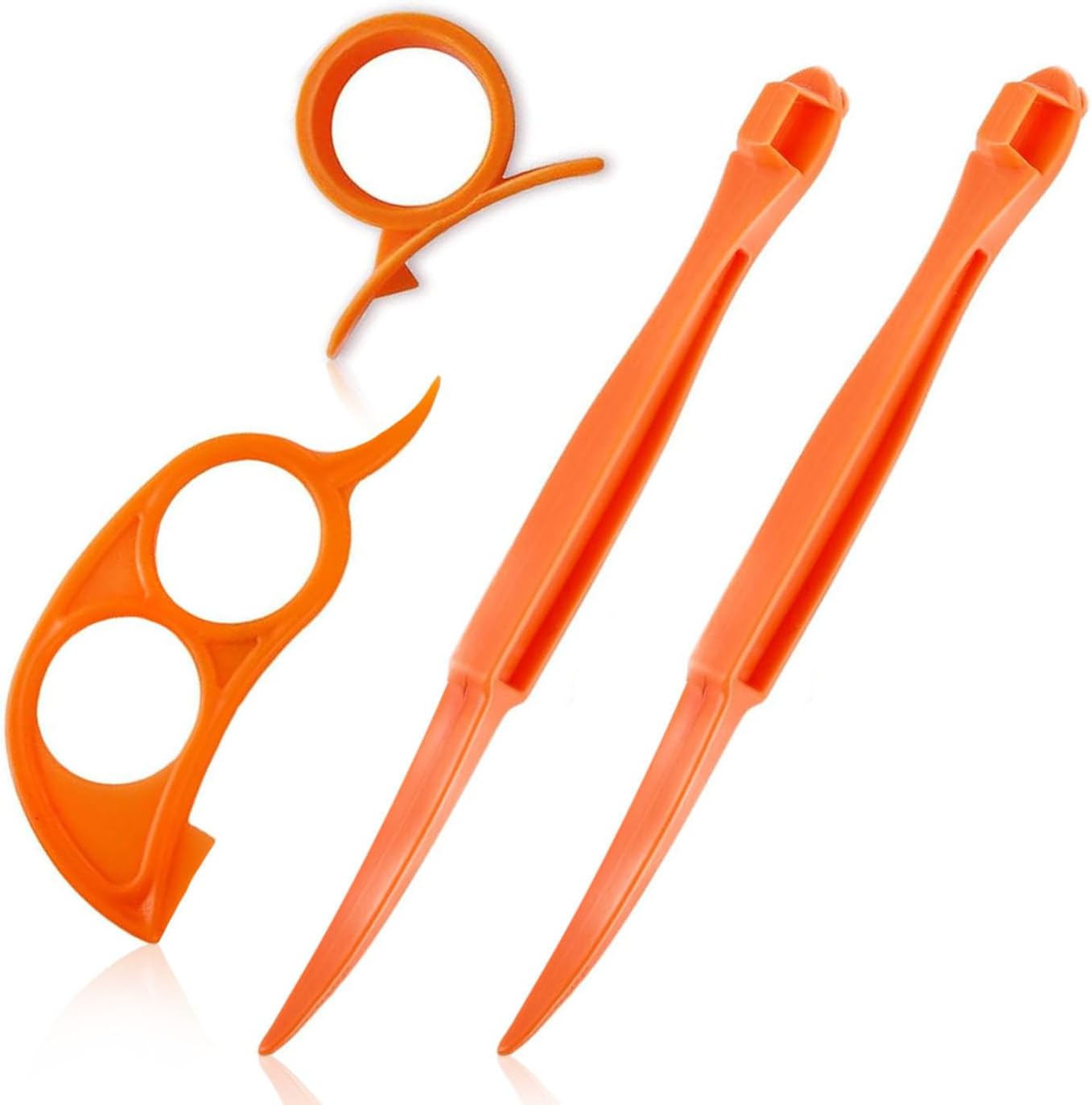Amazon.com: LUTER 8 pcs Orange Peeler Citrus Remover Plastic Slicer ...
